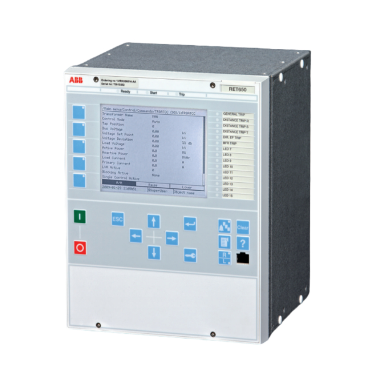 ABB / Hitachi Energy RET650 Transformer Protection Relay